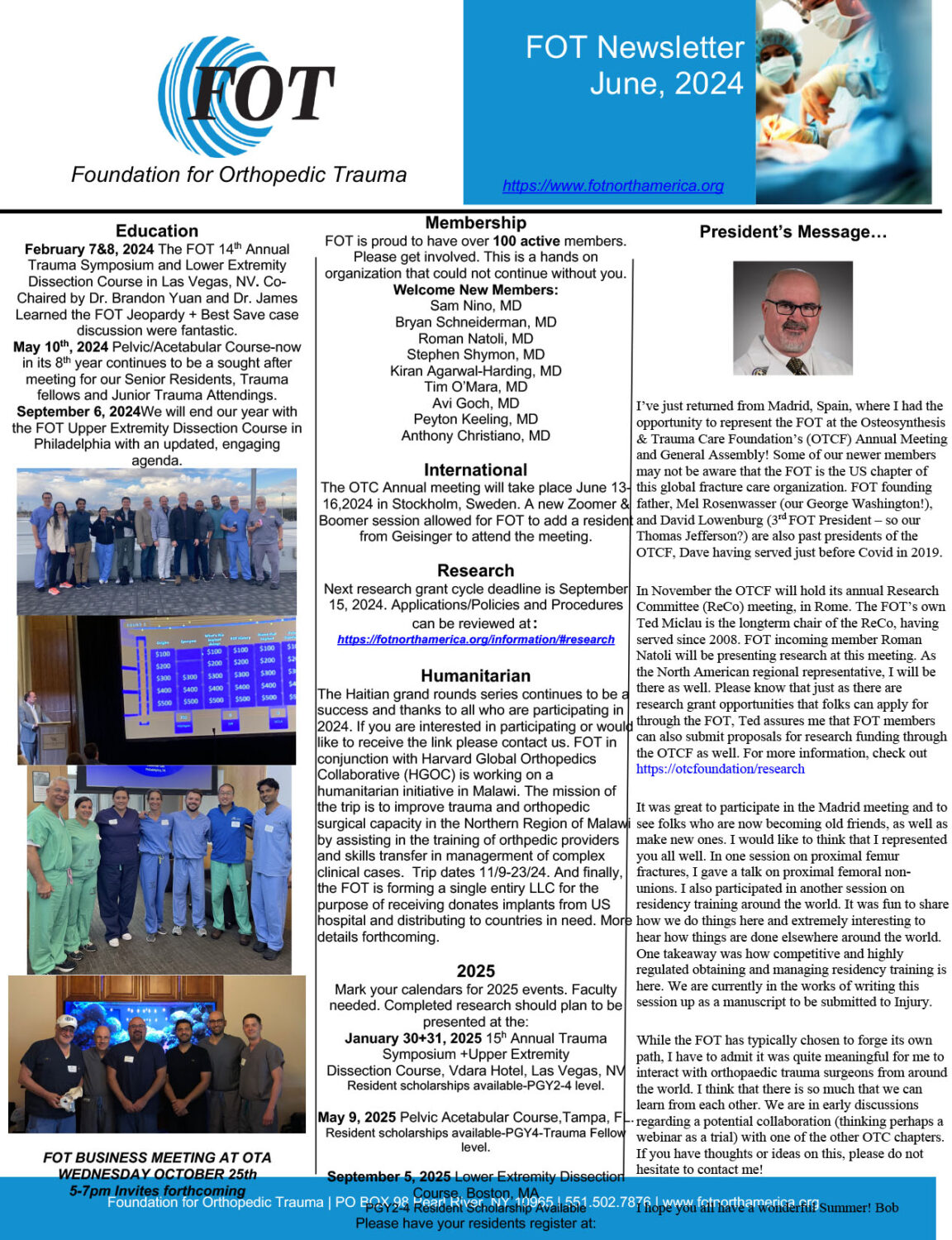 Information – FOT North America